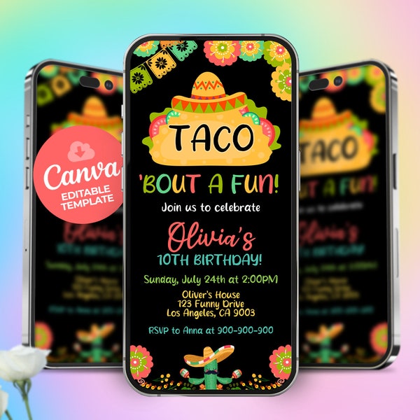 Fiesta Party Invite - Etsy