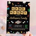 Editable Game Night Invitation, Board Games House Party Invite ...