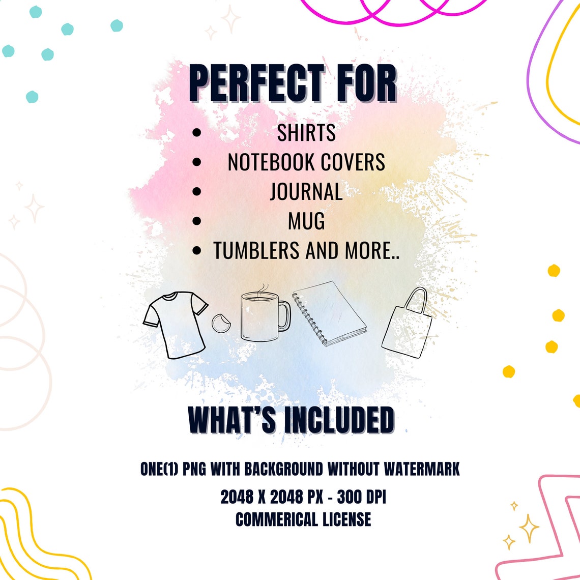 Vibrant Botanical Flowers PNG Neon Flowers Journal Covers, Bold and ...