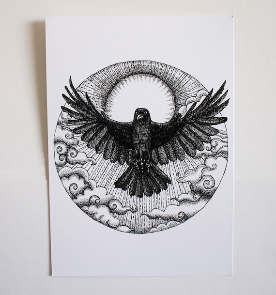 The Samjogo A5 Matte Print Pen Illustration Mythology - Etsy UK