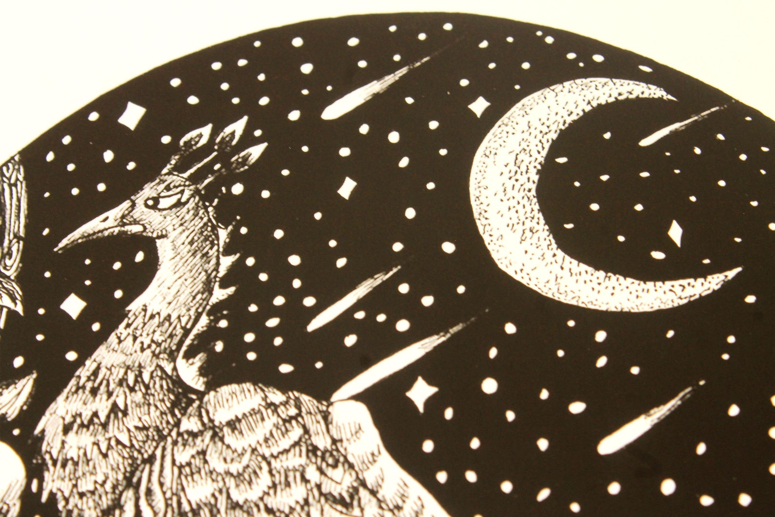 The Firebird Print, Pen Illustration, A4 Giclee Print - Etsy UK