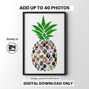 Pineapple Photo Collage, Pineapple Décor, Pineapple Gifts, Pineapple ...