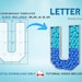 Number 2 BLOCK Font, Balloon Mosaic Template, Mosaic Number Template ...