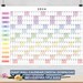 2023 2024 Calendar Bundle | Printable Editable Landscape Monthly ...