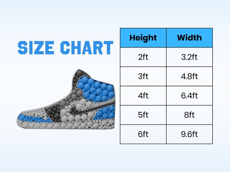 Sneaker From Balloons Shoe Mosaic From Balloons Décor Ideas - Etsy