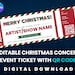 Christmas Concert Ticket Gift Surprise Printable With QR Code, Surprise ...