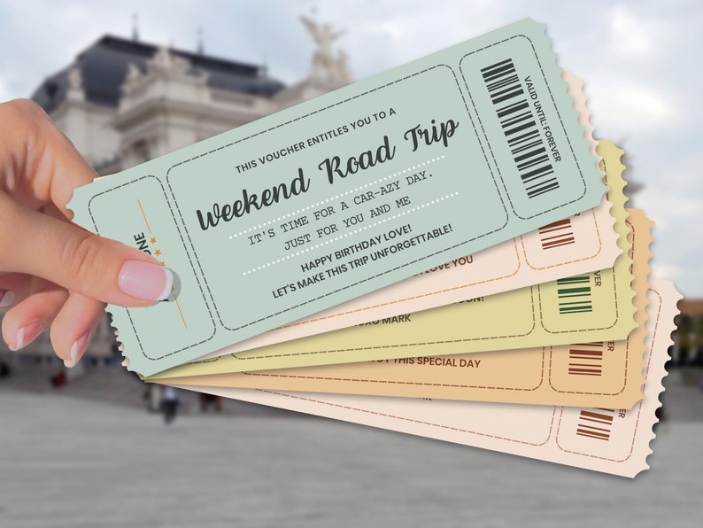 Editable Birthday Voucher Template Bundle Boho, Surprise Anniversary ...