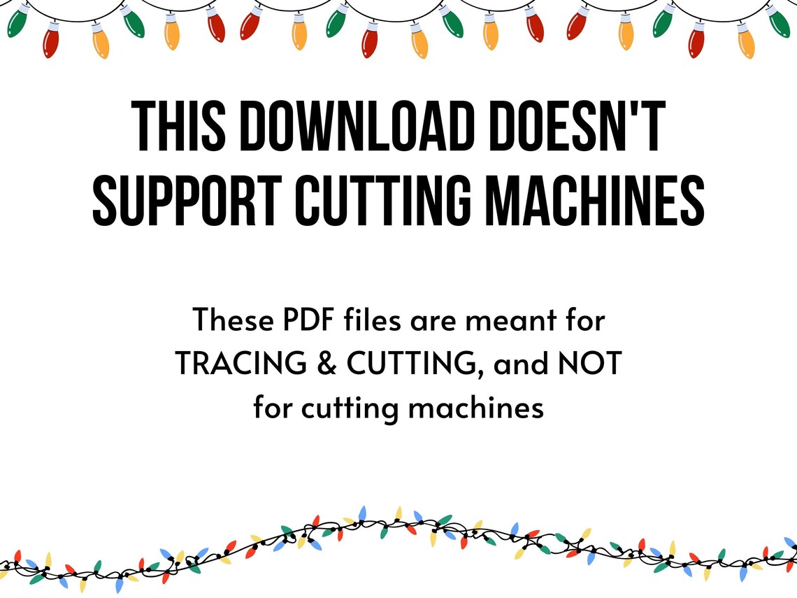 7ft Tree Silhouette Stencil Template Christmas Décor Digital - Etsy