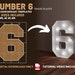 Number 4 BLOCK Font, Balloon Mosaic Template, Mosaic Number Template ...