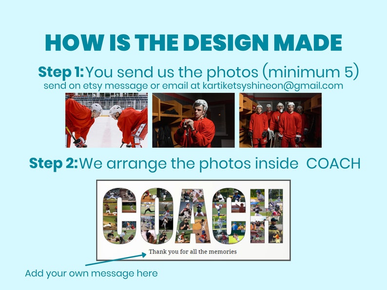 Coach Collage Frame Custom Gift for Coach Personalized - Etsy