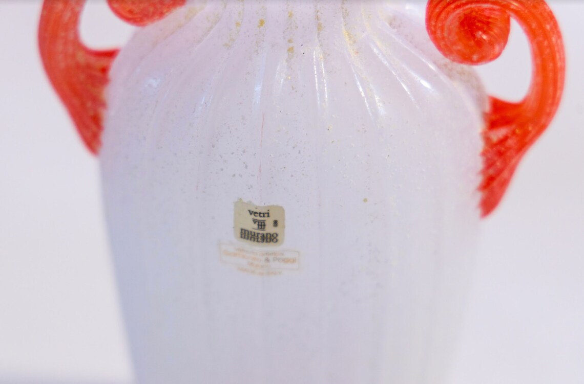 Gambaro & Poggi Murano Glass Vase 117 - Etsy UK