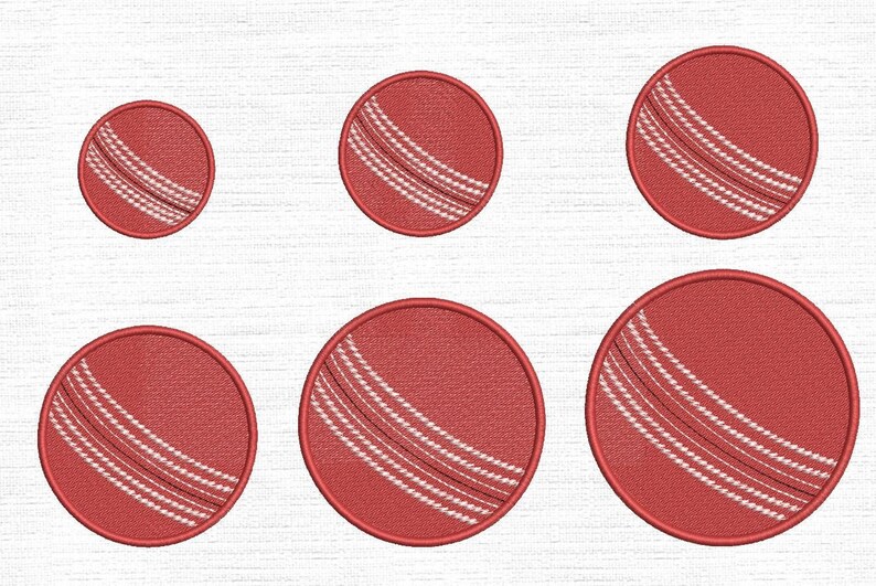 Cricket Ball Digital Embroidery Machine Designs / Patterns | Etsy
