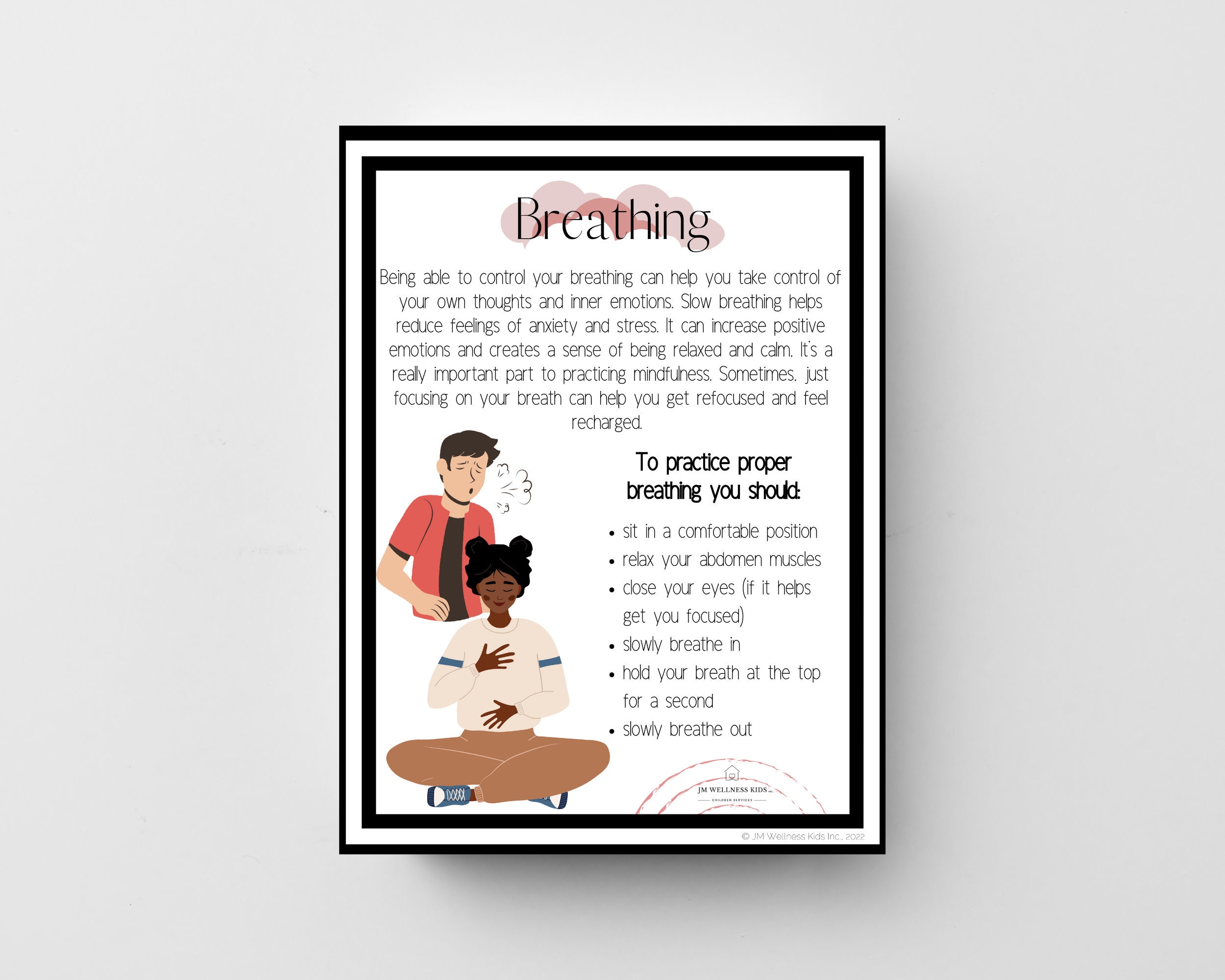 Printable Breathing Poster - Etsy