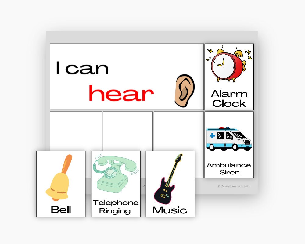 5 Senses Sorting Activity Sheets - Etsy Australia