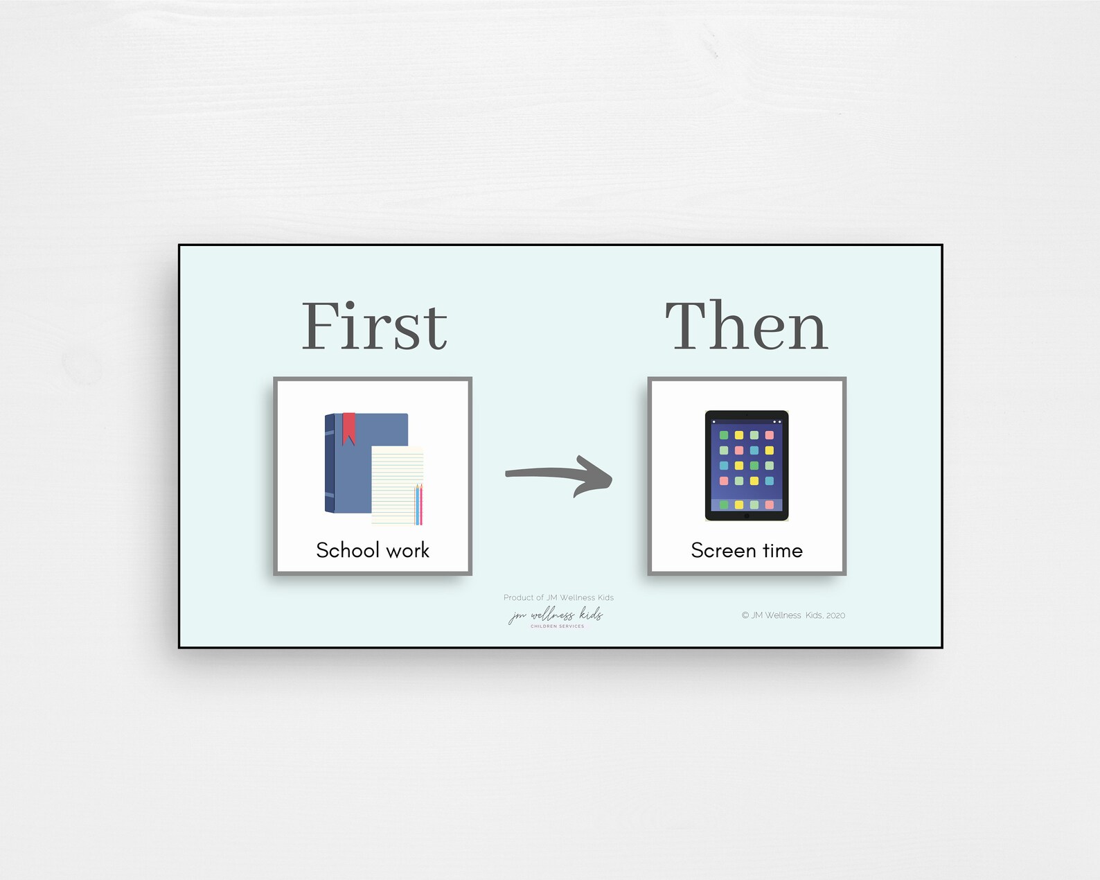 Printable First Then Visual Board - Etsy