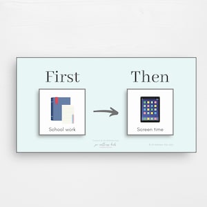 Printable First Then Visual Board - Etsy