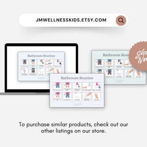 Printable Bathroom Routine and Toilet/potty Training Flash Cards - Etsy