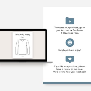 Hockey Jersey Printable Coloring Activity Sheets - Etsy