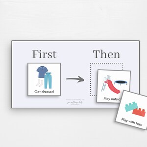 Printable First Then Visual Board - Etsy