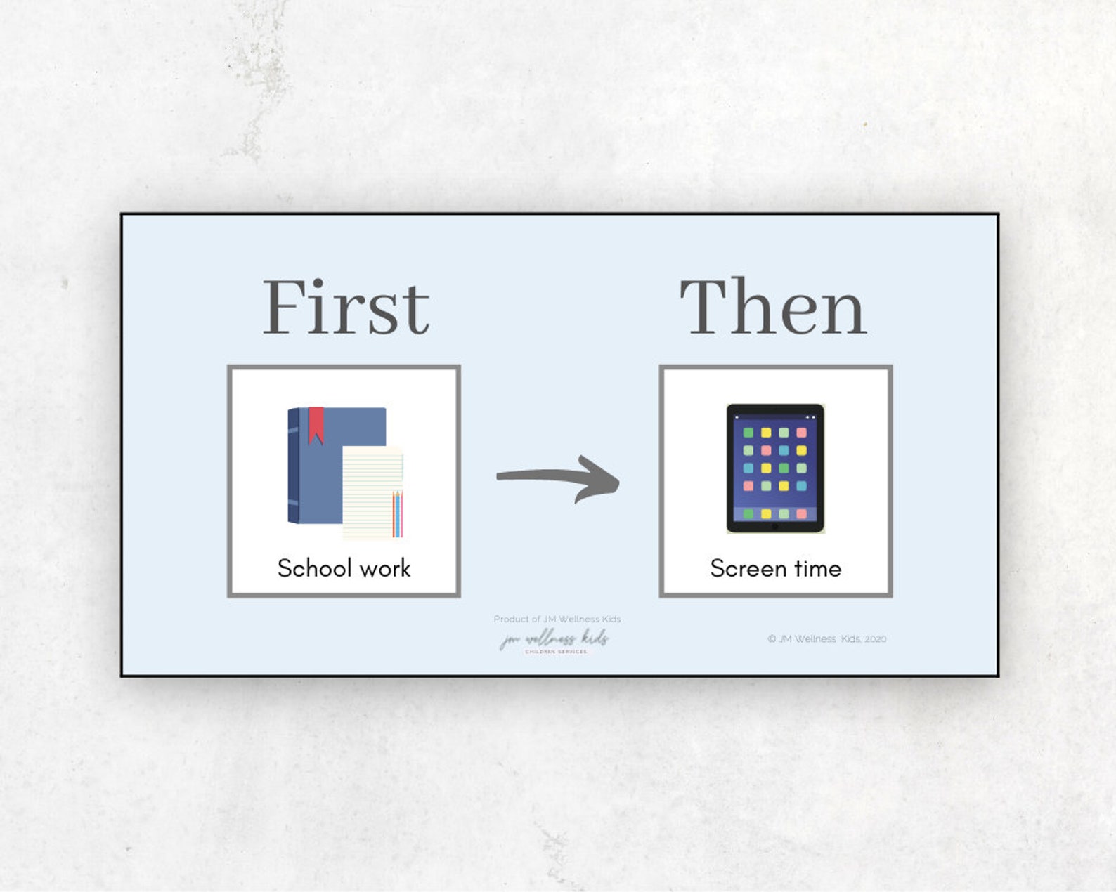 Printable First Then Visual Board | Etsy