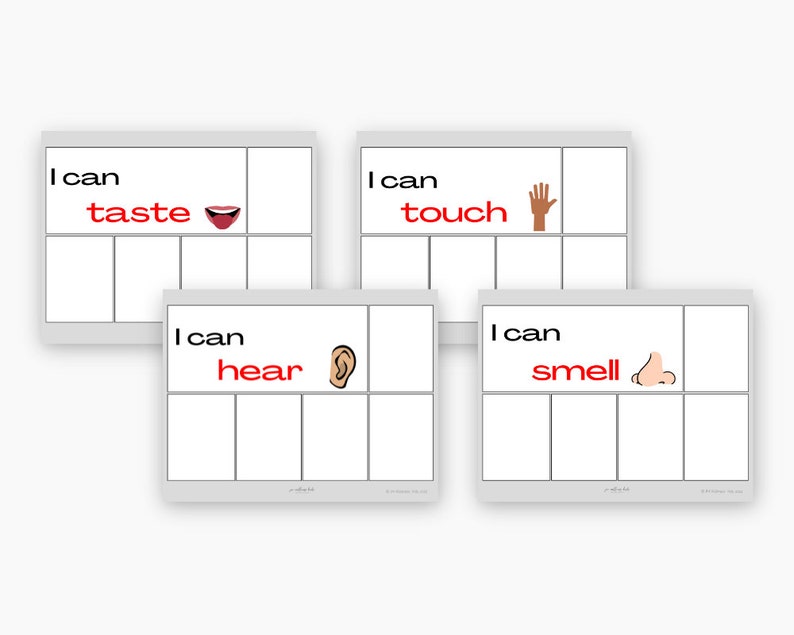 5 Senses Sorting Activity Sheets - Etsy Canada