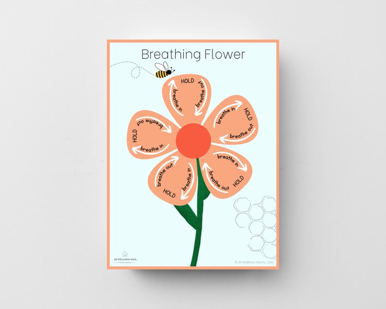 Printable Flower Breathing Activity - Etsy
