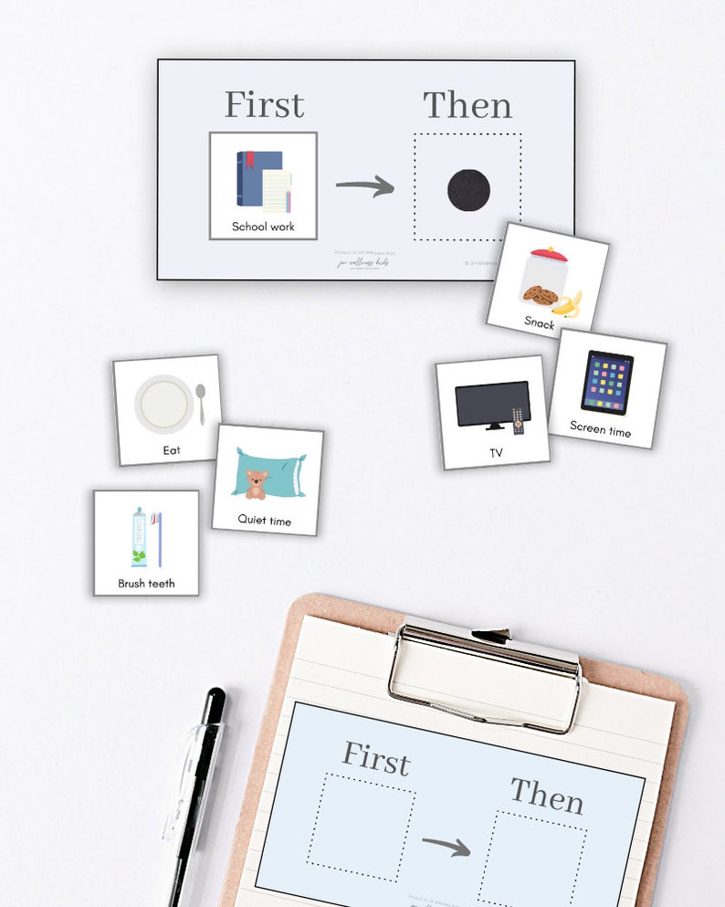 Printable First Then Visual Board - Etsy
