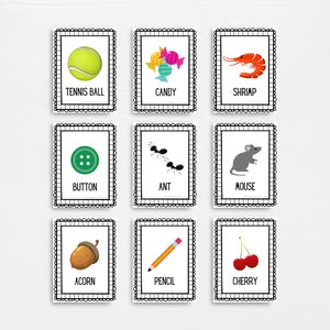 Printable Big Vs. Small Flash Cards - Etsy Canada
