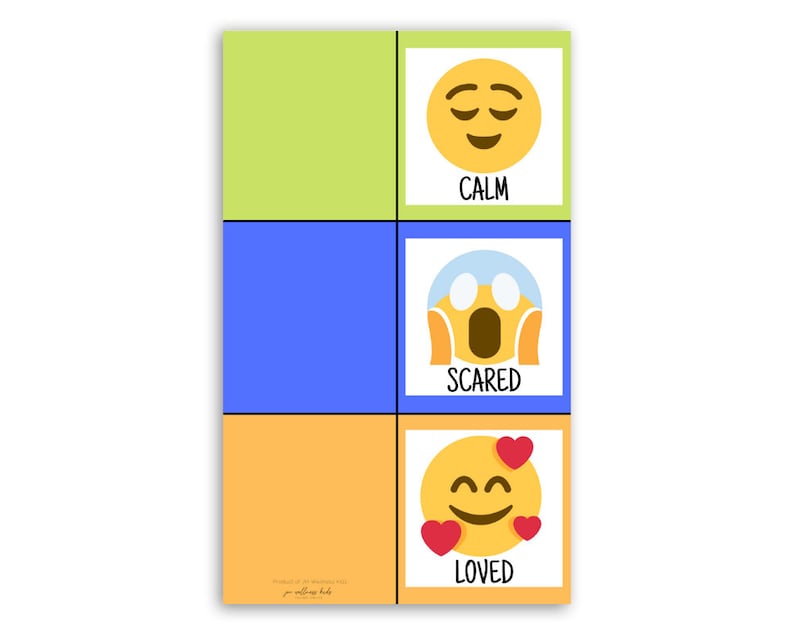 Printable Feelings Board - Etsy