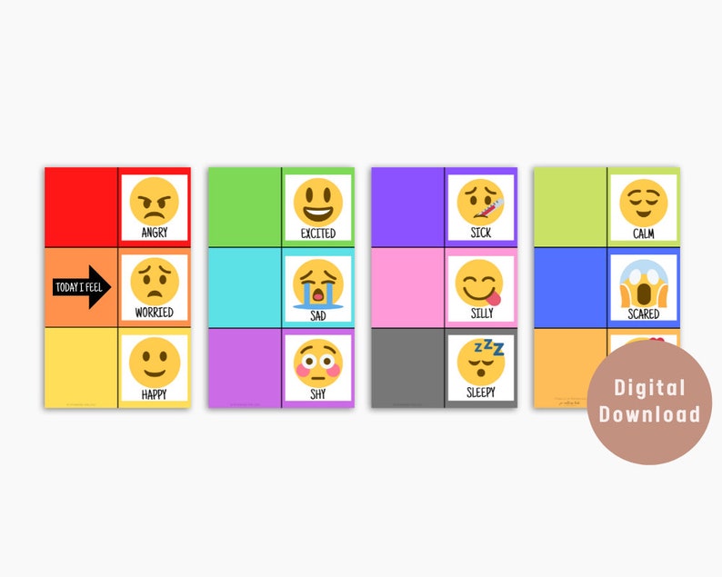 Printable Feelings Board - Etsy