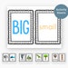 Printable Big Vs. Small Flash Cards - Etsy Canada