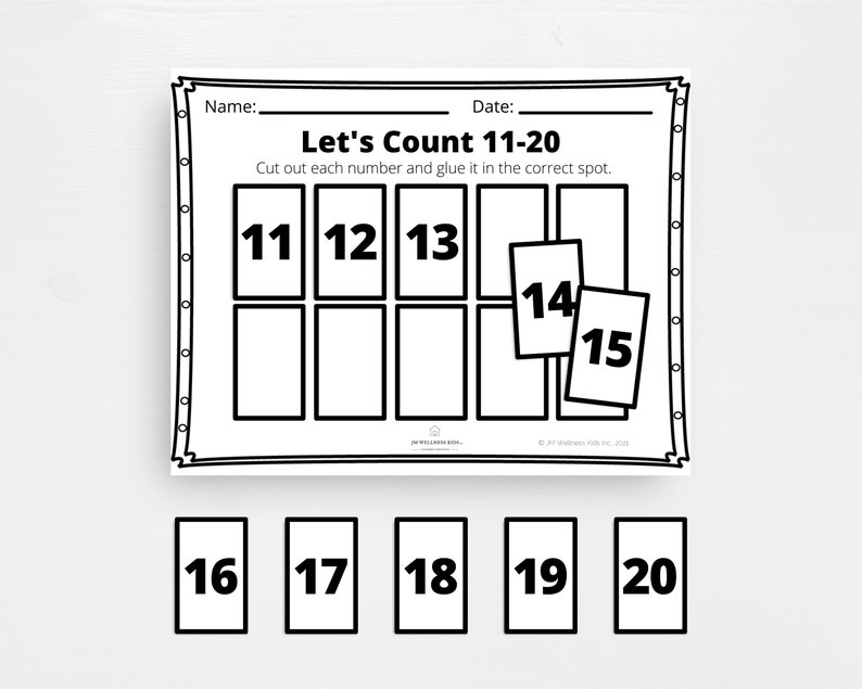 Let's Count 1 to 100 Printable Worksheets - Etsy