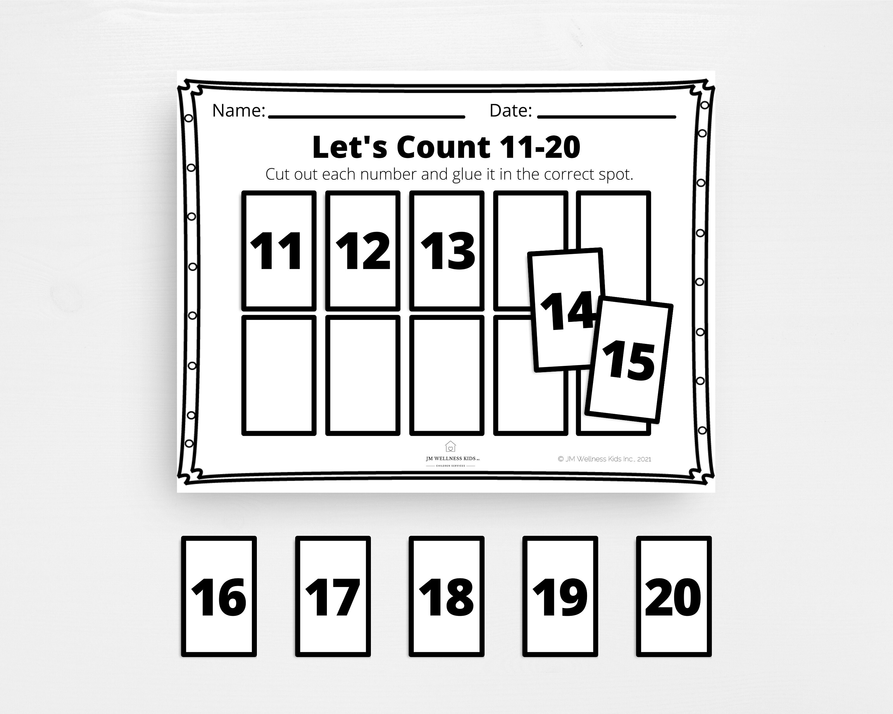 Let's Count 1 to 100 Printable Worksheets - Etsy