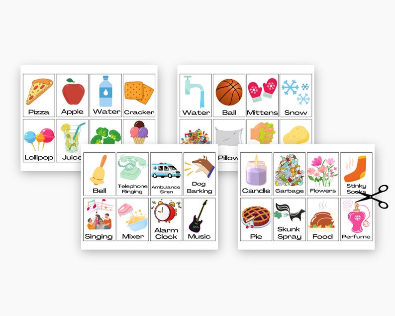 5 Senses Sorting Activity Sheets - Etsy Australia