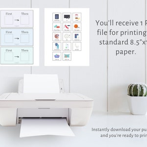 Printable First Then Visual Board - Etsy