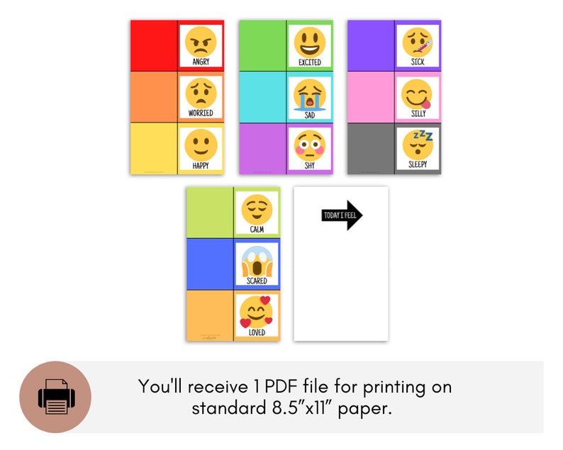 Printable Feelings Board - Etsy