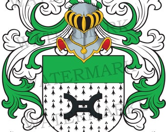 Miles Family Crest - Etsy