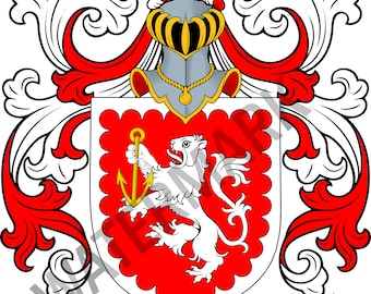 Gray Coat of Arms - Etsy