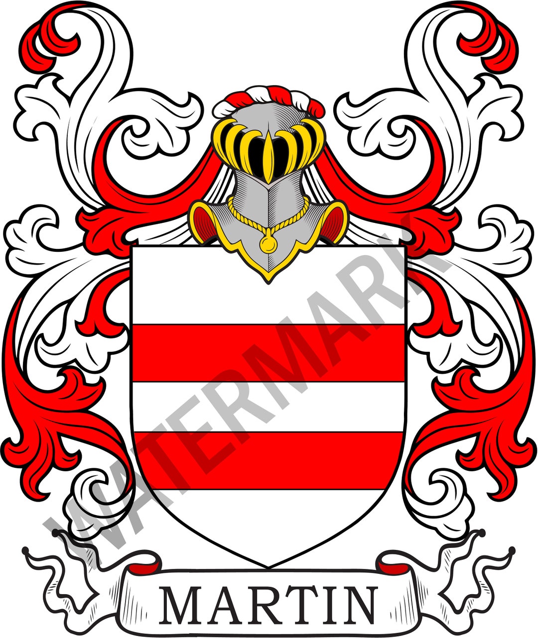 Martin Family Crest Meaning