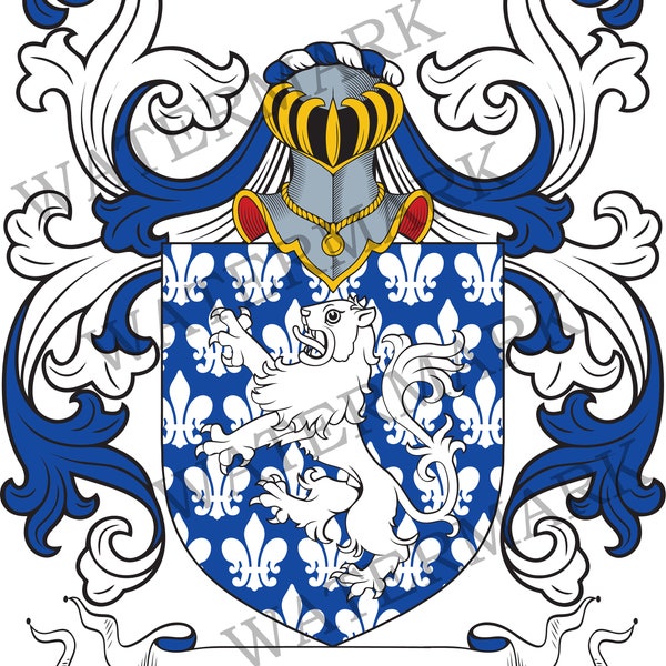 Family Crest Embroidery Design - Etsy