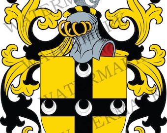 Ellis Family Crest - Etsy