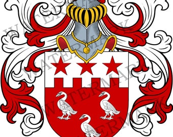Patterson Family Crest File - Etsy