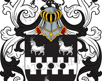 Mann Family Crest - Etsy