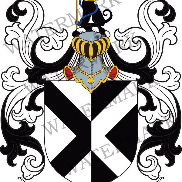 Hunt Coat of Arms - Etsy