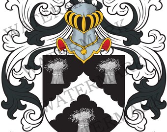 Powell Family Crest Digital Download Powell Coat of Arms - Etsy