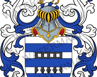 Goodwin Family Crest Digital Download Goodwin Coat of Arms JPG File ...