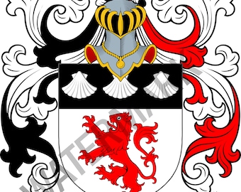 Russell Coat of Arms - Etsy