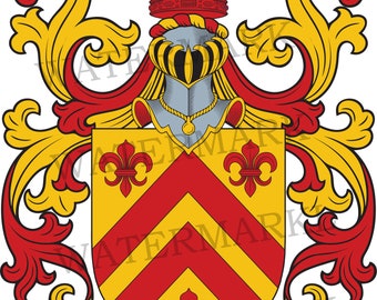 Barber Family Crest - Etsy