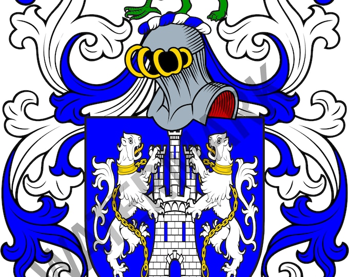 Ferguson Family Crest - Digital Download - Ferguson Coat of Arms JPG ...