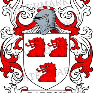 Barton Family Crest Digital Download Barton Coat of Arms - Etsy